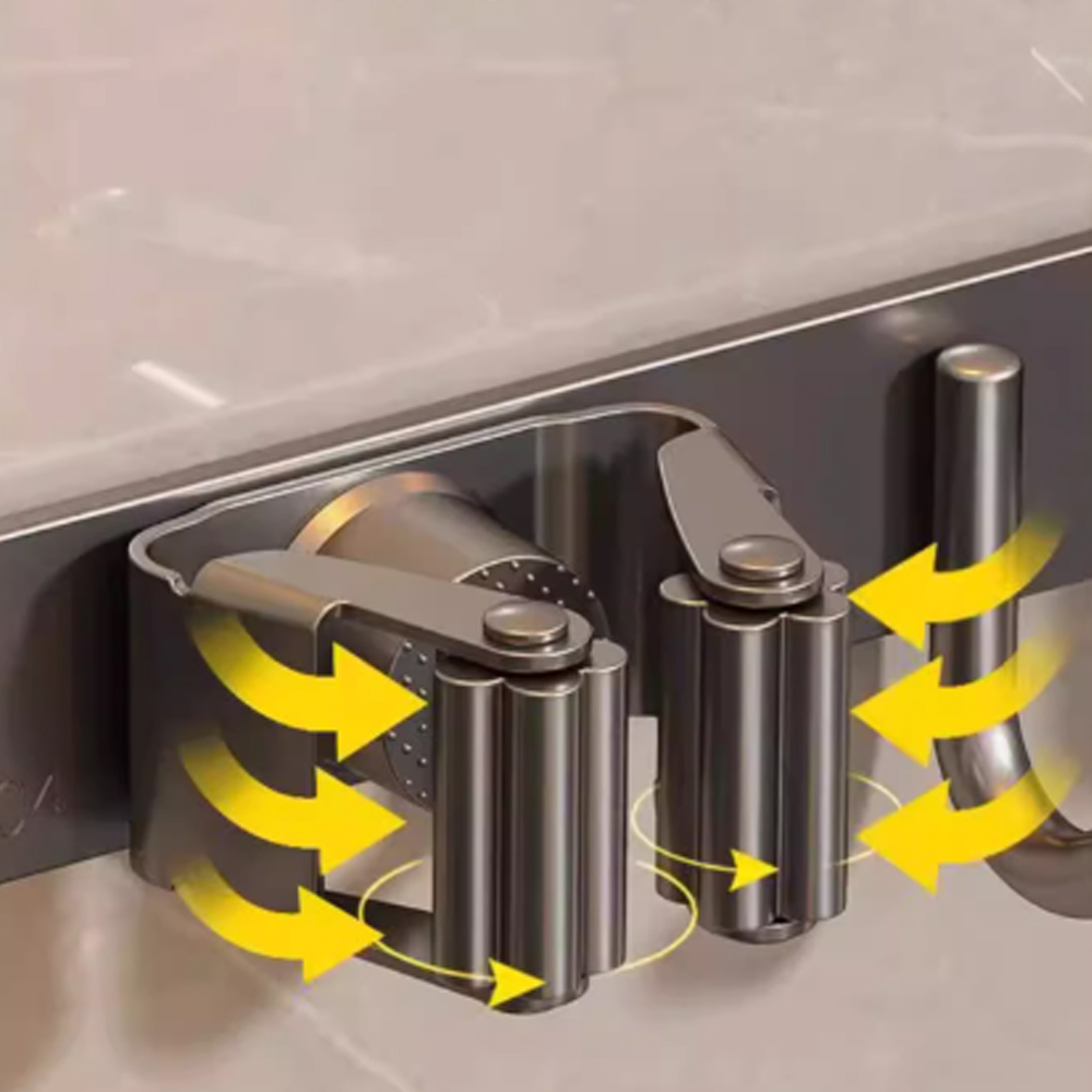 STAINLESS STEEL WALL MOUNTED STORAGE CLIPPER + HOOK HANGER - Best ...